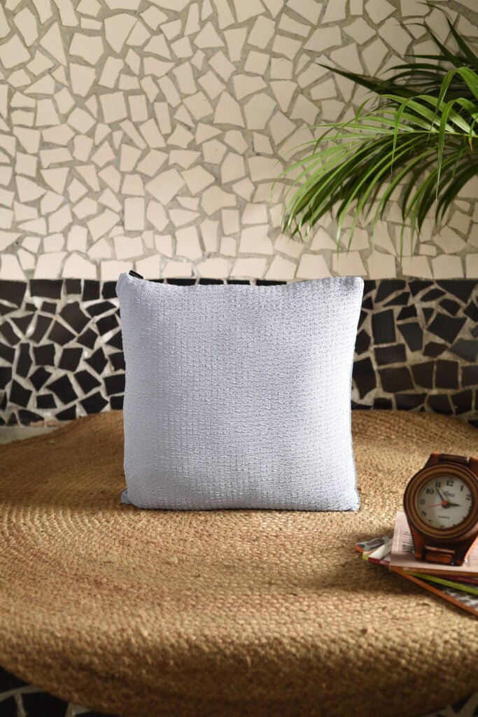 Powder Blue Cushion - Solasta Decor